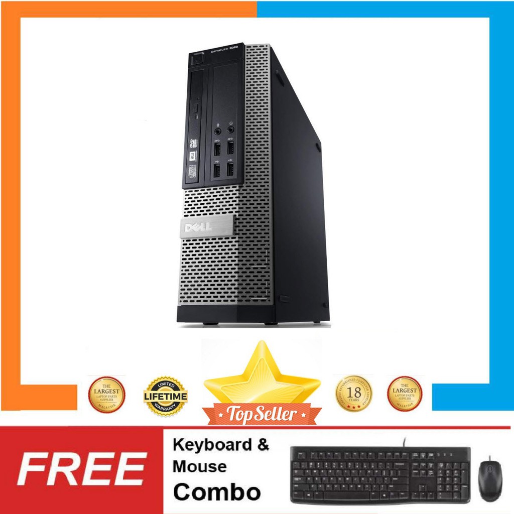 Máy tính chơi GameDell Optiplex 9020 SFF Chạy Pentium G3250, Ram 8GB ...