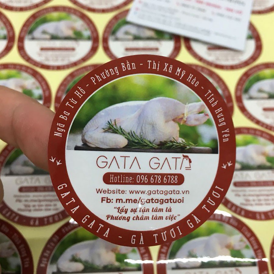 Mua In Tem MoPh Nhãn Dán Decal Cho Sản Phẩm Tem Nhựa Chống Nước In Theo ...