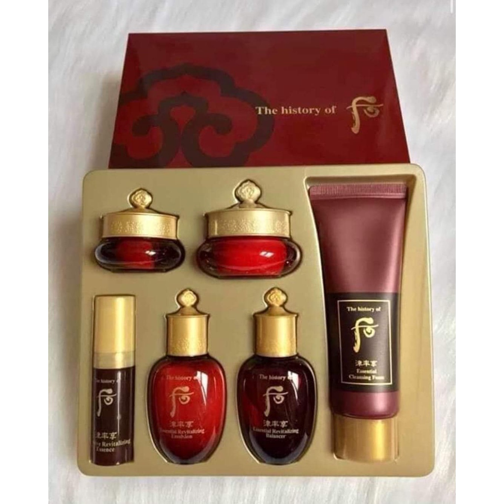 Bộ mini Whoo đỏ chống lão hóa (Ja Saeng Esssence Special Gift set) 6 ...