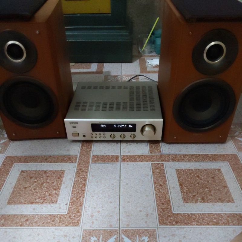 Denon f100 hàng nhật bản điện 100v công xuất 120w dàn trung | Shopee ...