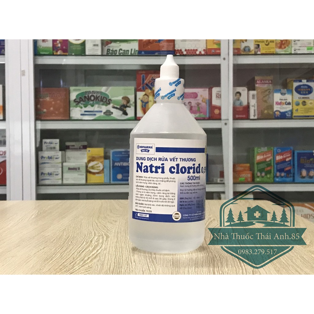 Dung Dịch Rửa Vết Thương Natri Clorid 0,9% Hải Dương - Nước Muối Sinh ...
