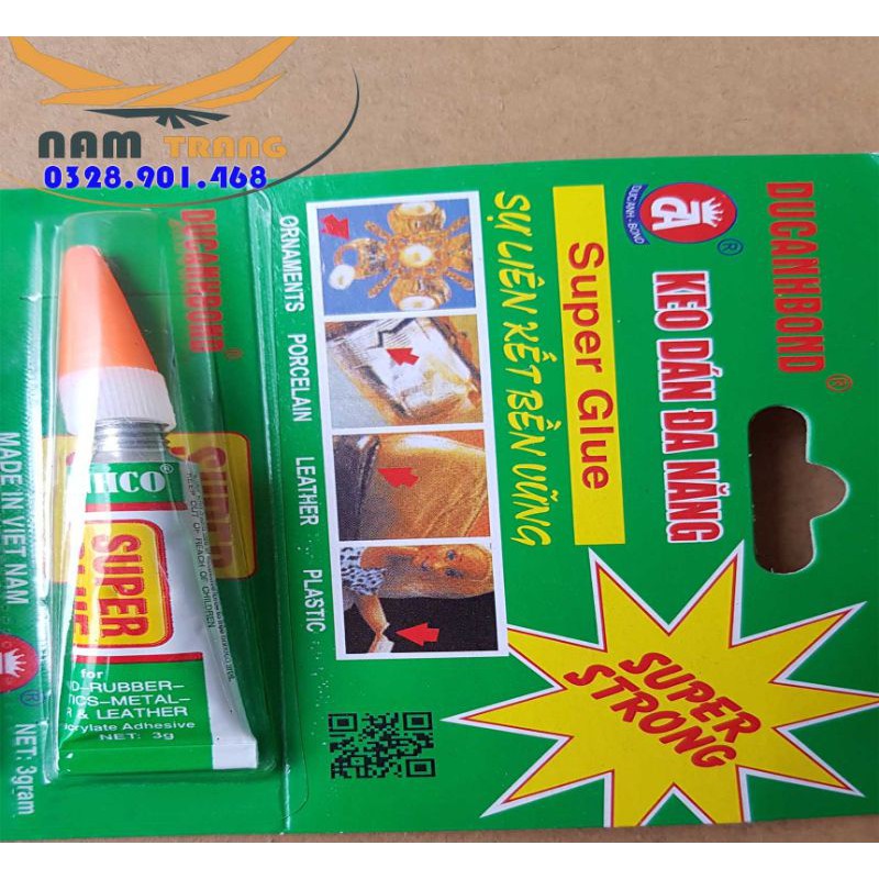 Keo dán đa năng Super Glue 3G Made in Vietnam | Shopee Việt Nam