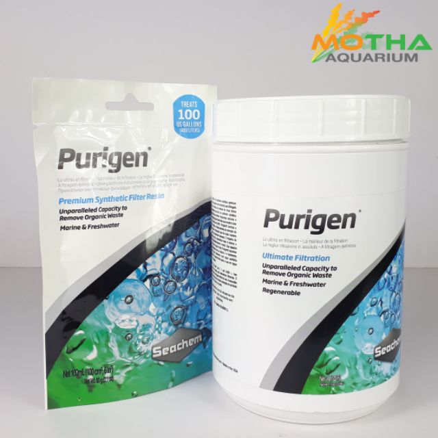 Seachem Purigen 100ml vật liệu lọc khử độc thủy sinh, hồ cá | Shopee ...