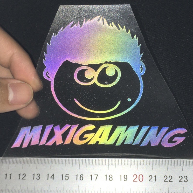 Hình ủi logo độ mixigaming decal phản quang 7 màu | Shopee Việt Nam