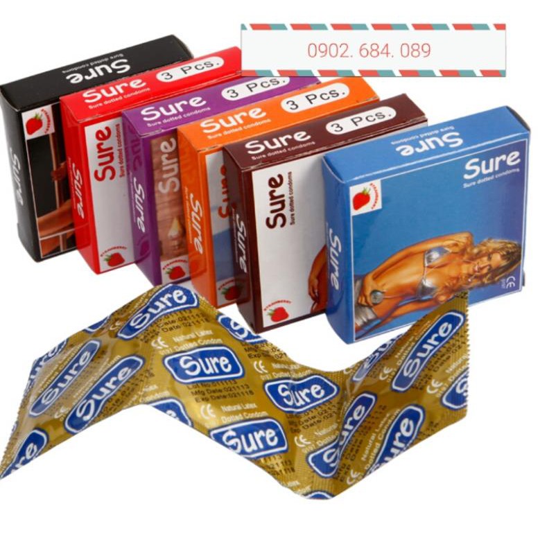 Combo 10 hộp bao cao su sure hộp 3 cái | Shopee Việt Nam