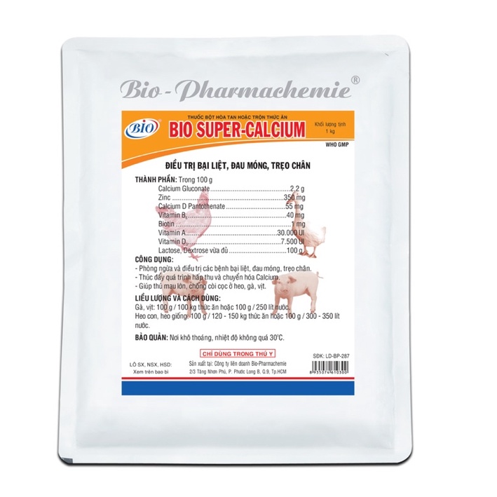 Mua Bio- Super Calcium gói 1kg đ.iều tr.ị b.ại l.iệt, đ.au m.óng, tr.ẹo ...