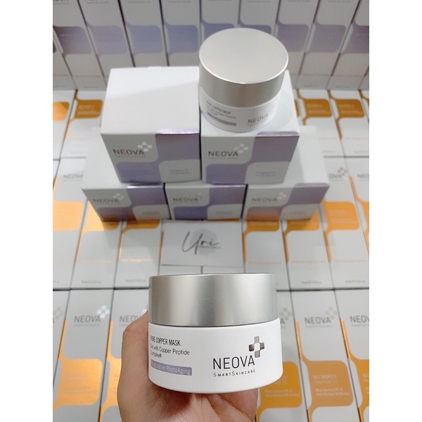 Mặt nạ đồng nguyên chất neova pure copper mask copper peptide complex ...