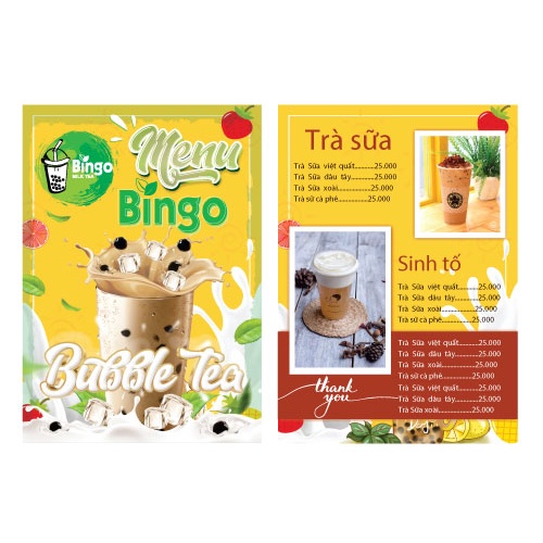 Mua in menu ép plastic, menu cán bóng - cán mờ, menu đóng quyển, menu ...