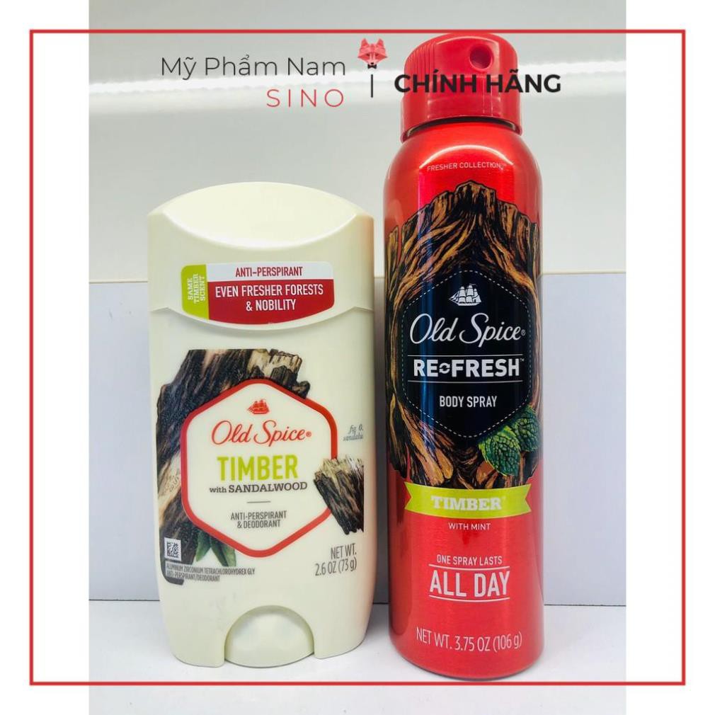Mua Combo Lăn Khử Mùi và Xịt Khử Mùi Old Spice TIMBER giá rẻ nhất ...