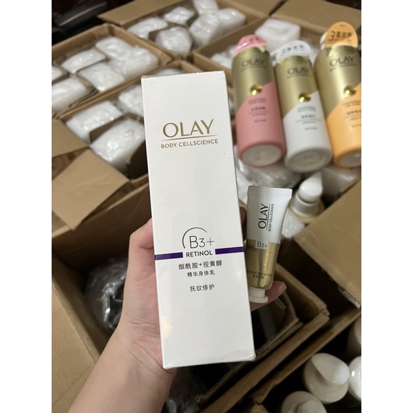 [CÓ SẴN] Dưỡng thể Olay B3 Retinol mẫu mới ( dạng chai 250ml và tuýp ...