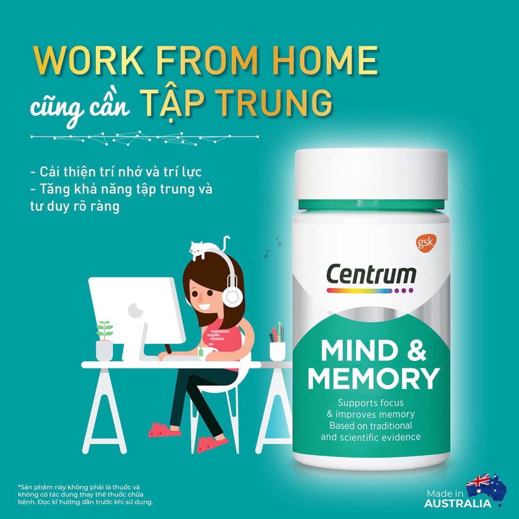 Mua Centrum MinD & Memory hộp 50 viên [Chính hãng] giá rẻ nhất | TecKi.Vn
