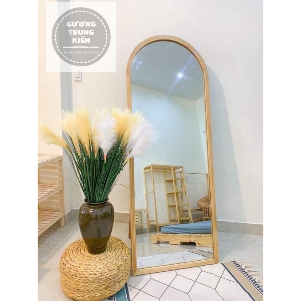 Mua GƯƠNG SOI TOÀN THÂN giá rẻ khung gỗ thông cao cấp kiểu hàn có chân ...