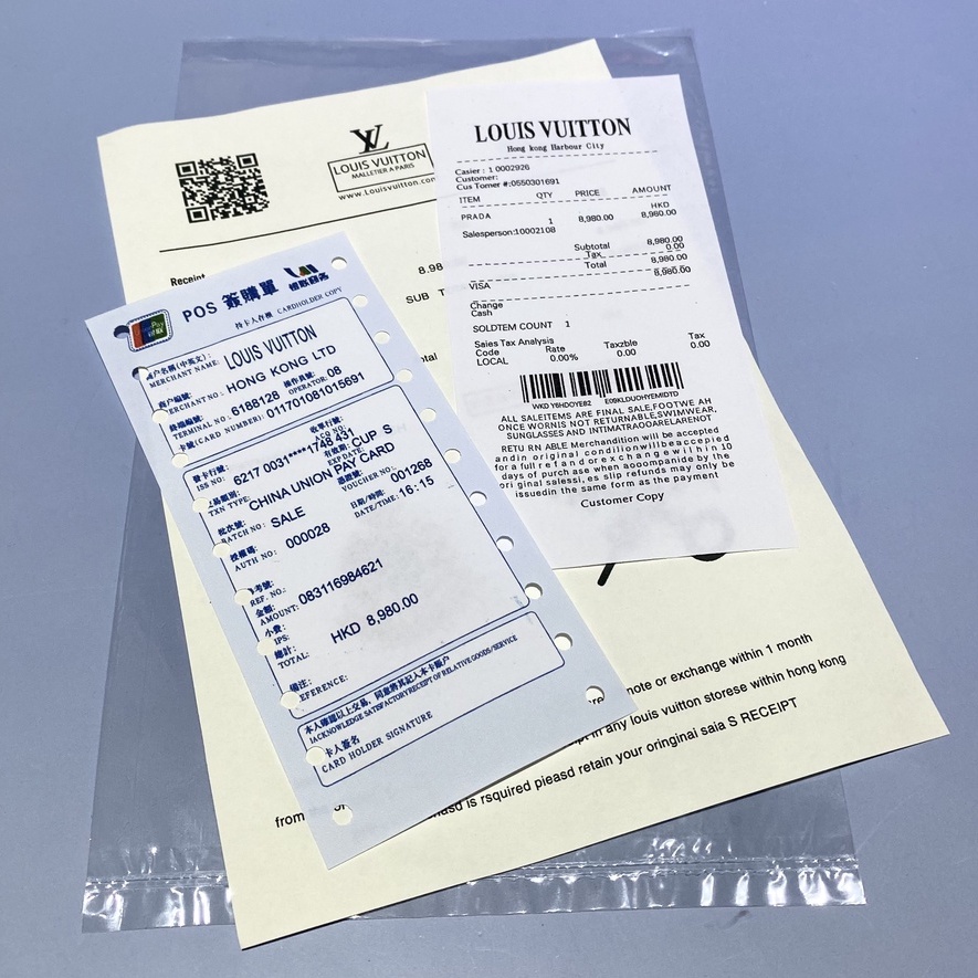 Mua Bộ set bill thẻ hóa đơn phụ kiện mũ nón quần áo giày dép Louis Vuitton LV check QR code giá ...
