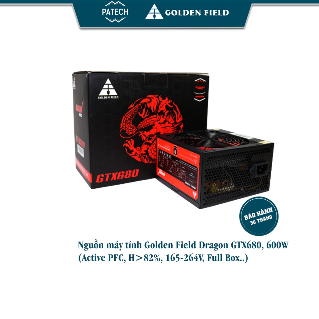 Nguồn máy tính Golden Field Dragon GTX480 400W - Bảo hành 36 tháng ...
