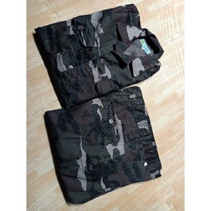 Mua BỘ QUẦN ÁO BẢO HỘ LAO ĐỘNG RẰN RI MÀU NÂU. QUẦN ÁO BẢO HỘ LAO ĐỘNG ...