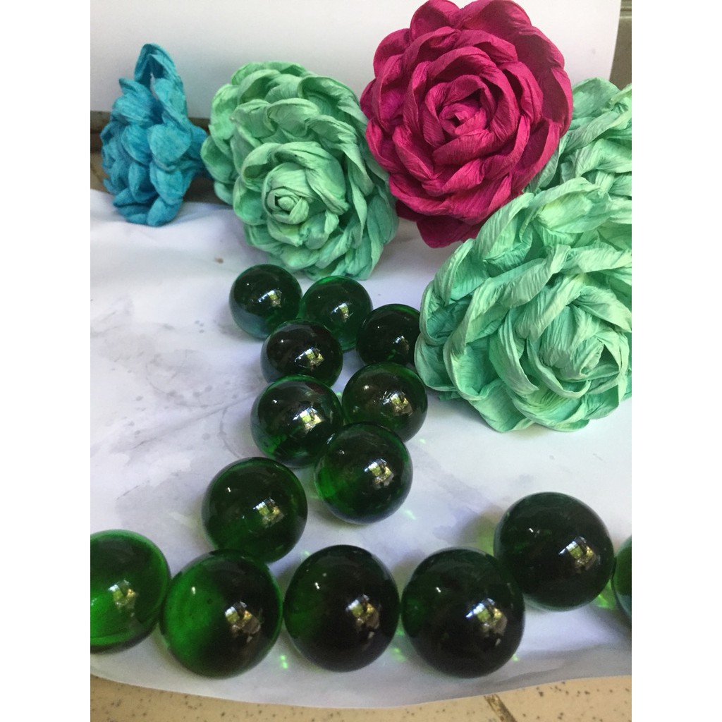 Bi ve - bộ 10 viên bi màu xanh rêu đường kính 24mm cực đẹp | HolCim ...