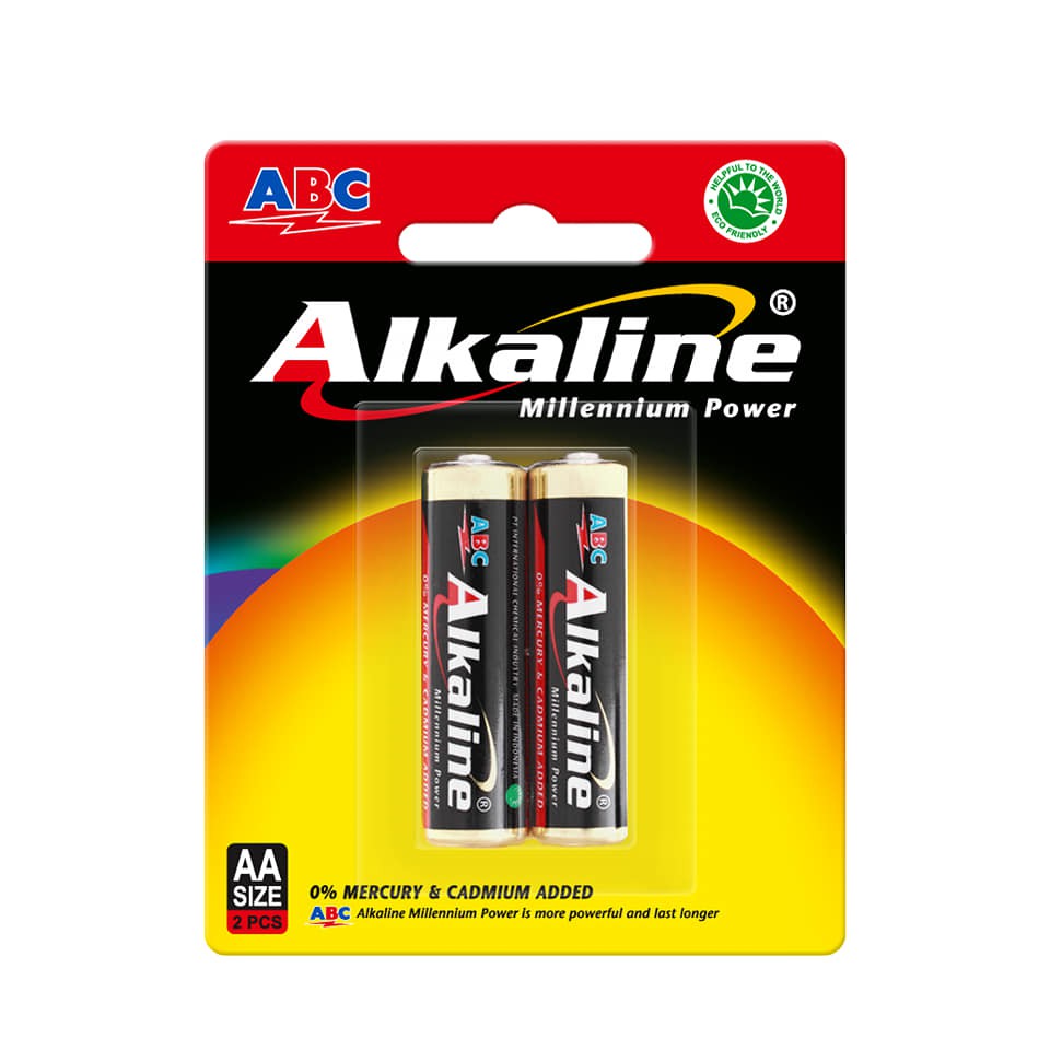 Pin ABC Alkaline AA Vỉ 2 | Shopee Việt Nam