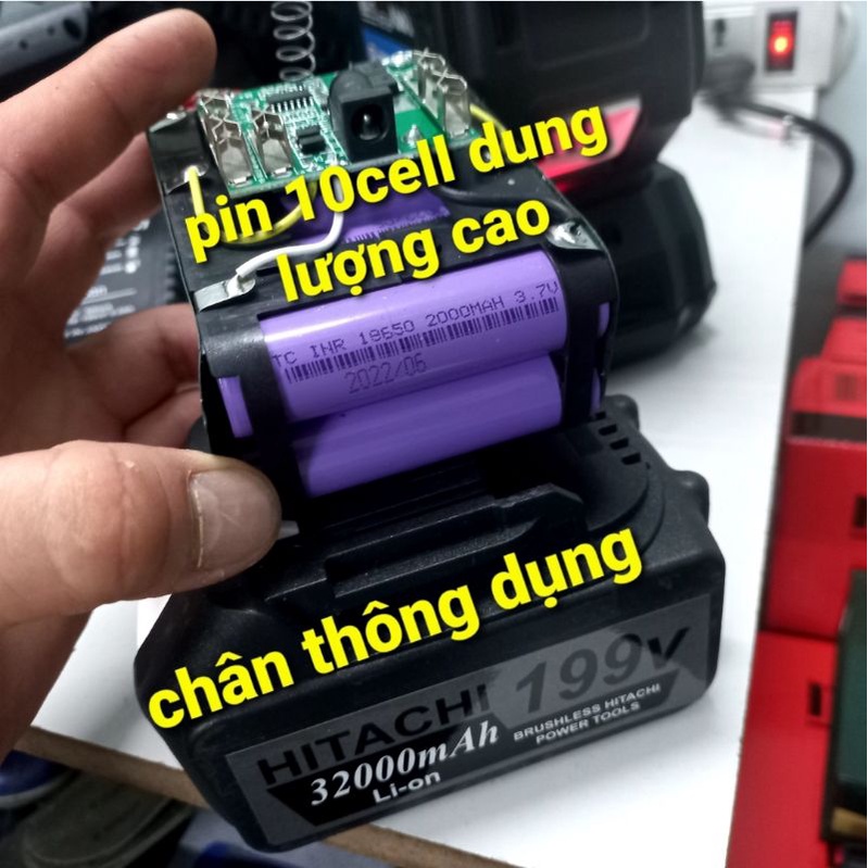 pin hitachi 10cell, pin makita 10 cell | Shopee Việt Nam
