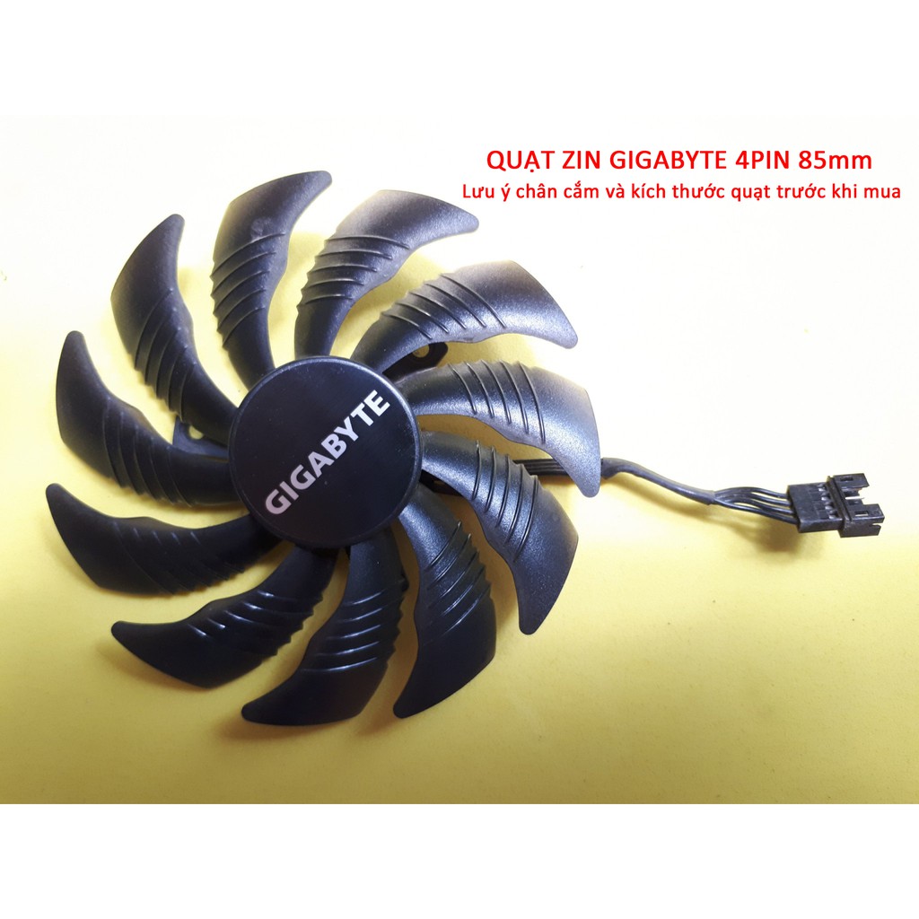 Quạt tản nhiệt VGA Gigabyte fan zin - quạt VGA fan VGA 1 fan 2 fan ...