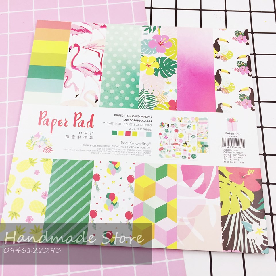 Mẫu Paper Pad 11x11'- MS1 | Shopee Việt Nam