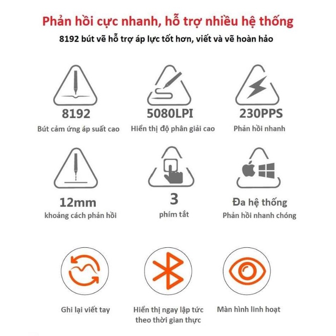 Mua Bảng vẽ điện tử VSON WP9618 2.4G - Bảng vẽ hiển thị song song máy tính và bảng, giúp học ...