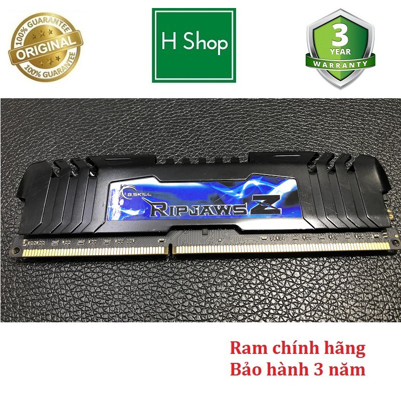 Ram tản nhiệt 8Gb DDR3 bus 1600 hỗ trợ overclock tới 2133, ram bộ hiệu ...