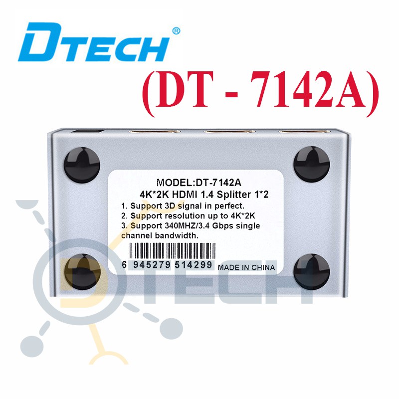 Bộ chia HDMI 1 ra 2 chính hãng cao cấp Dtech DT-7142A | Shopee Việt Nam