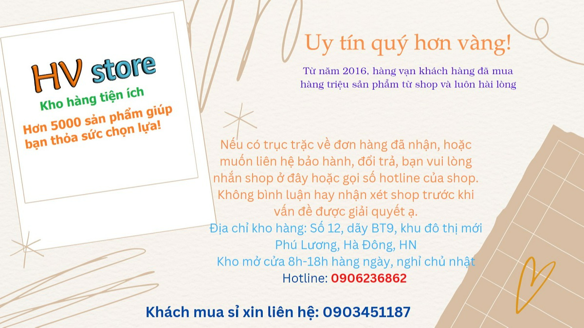 HV Store, Cửa hàng trực tuyến | Shopee Việt Nam