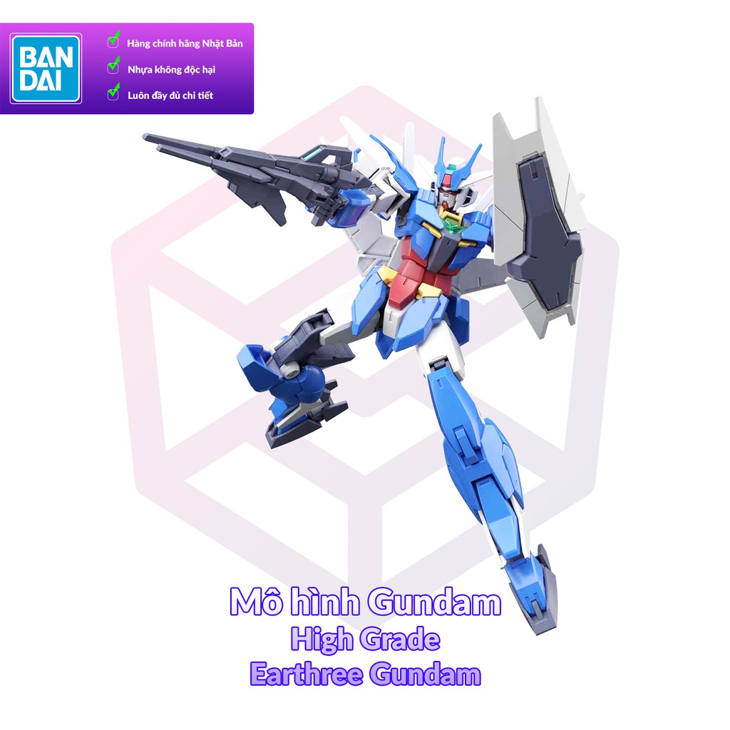 Mô Hình Gundam Bandai HG 001 Earthree Gundam 1/144 Gundam Build Divers ...