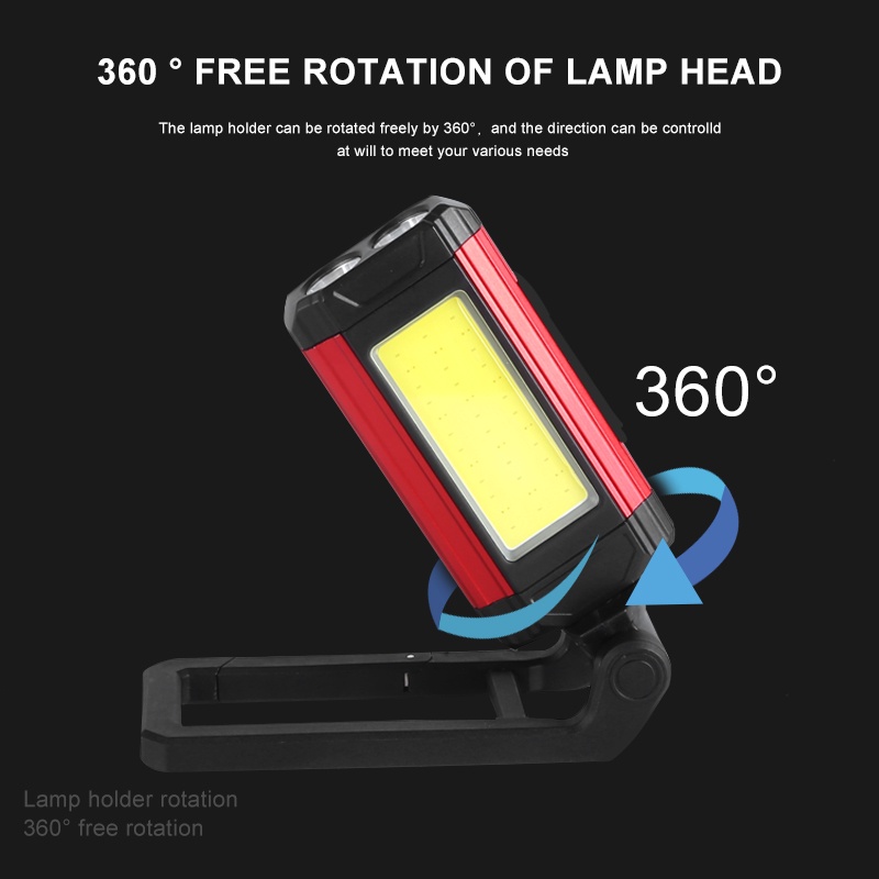 Mua Đèn Pin LED COB Đế Nam Châm Có Thể Gấp Gọn Chống Thấm Nước Tiện Lợi ...