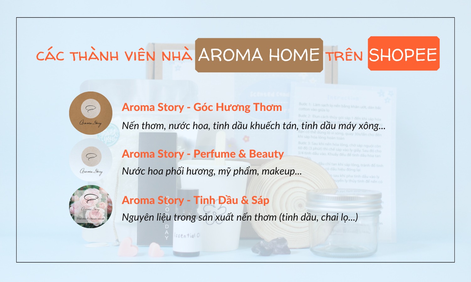 Aroma Story - Góc Hương Thơm, Cửa hàng trực tuyến | Shopee Việt Nam