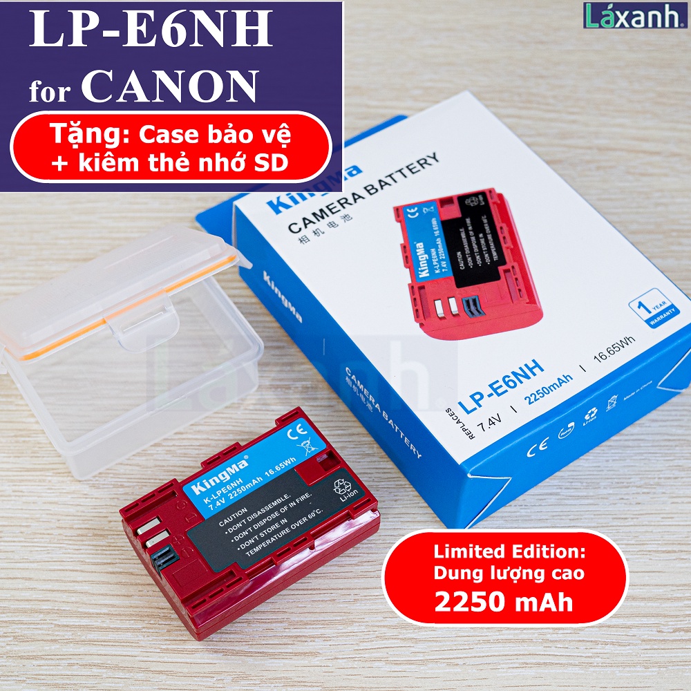 Pin Canon LP-E6NH ( LP E6NH ) cho Canon R5 R6 R 5D IV 6DII 6D 5D3 90D ...