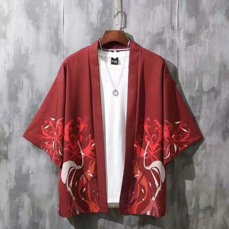 Mua Áo Kiểu Kimono Nam Nhật Bản Thời Trang Nữ Dễ Phối Đồ Áo Choàng ...