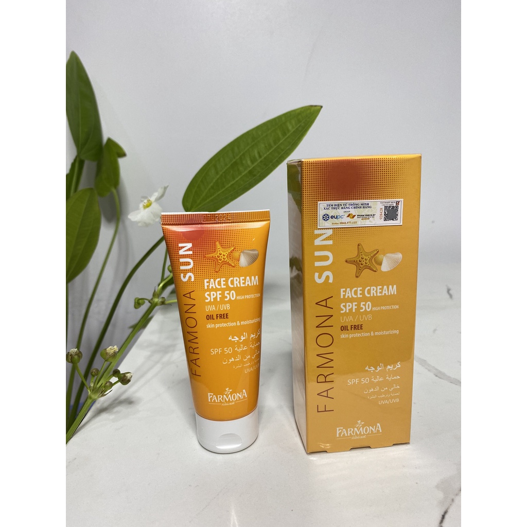 Kem chống nắng famona SPF50+++ dành cho da dầu, mụn và da hỗ hợp, nâng ...
