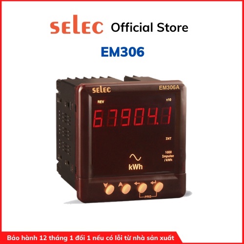 Công Tơ Điện Ba Pha EM306 | Selec | Shopee Việt Nam