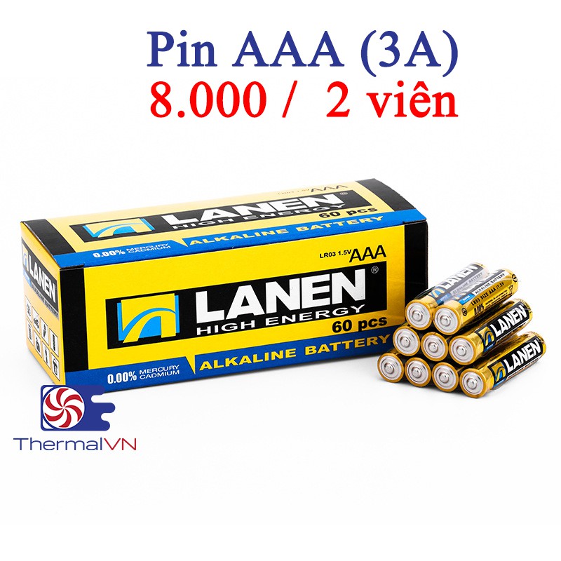 Pin AAA Lanen 1.5V - Pin 3A Alkaline LR03 | Shopee Việt Nam