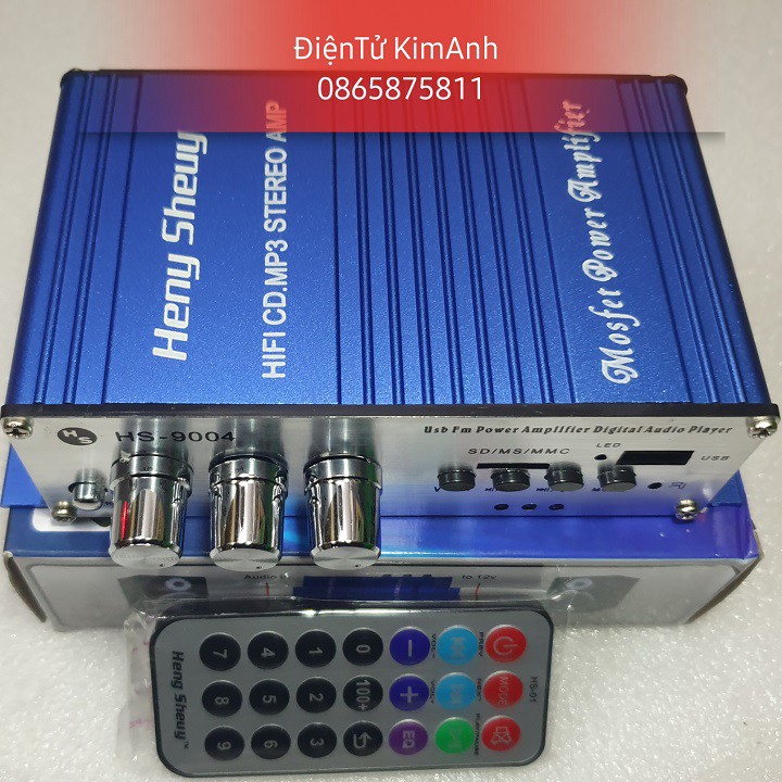 Ampli mini nhỏ 12V HS-9004 | Shopee Việt Nam