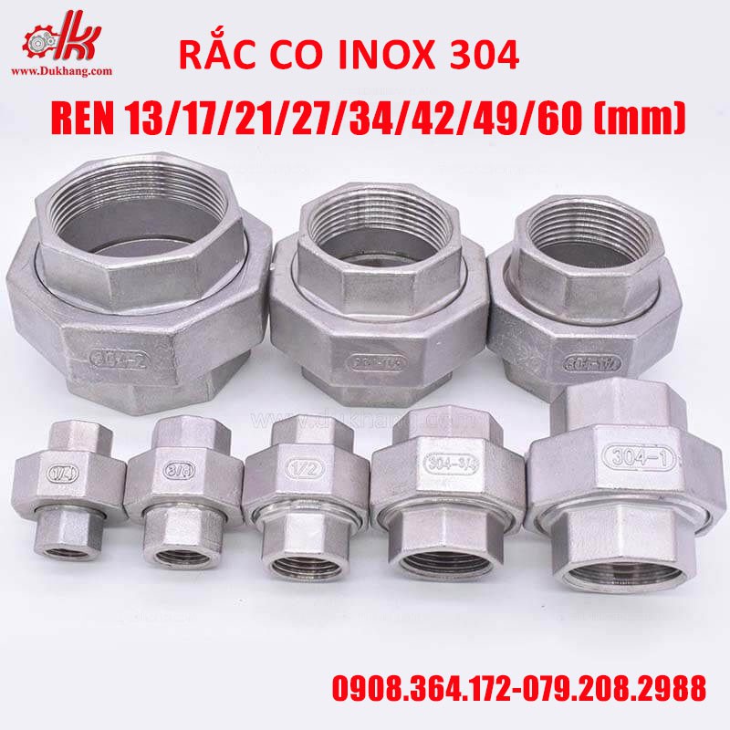 Mua RẮC CO INOX 304 NƯỚC/KHÍ NÉN REN 13/17/21/27/34/42 giá rẻ nhất ...