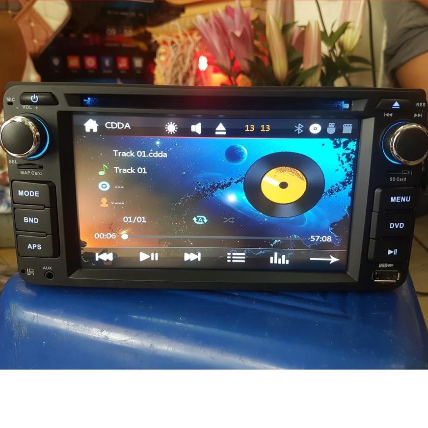 Đầu DVD Basic lắp chung Toyota (Vios, innova, fortuner, Altisl, yaris ...