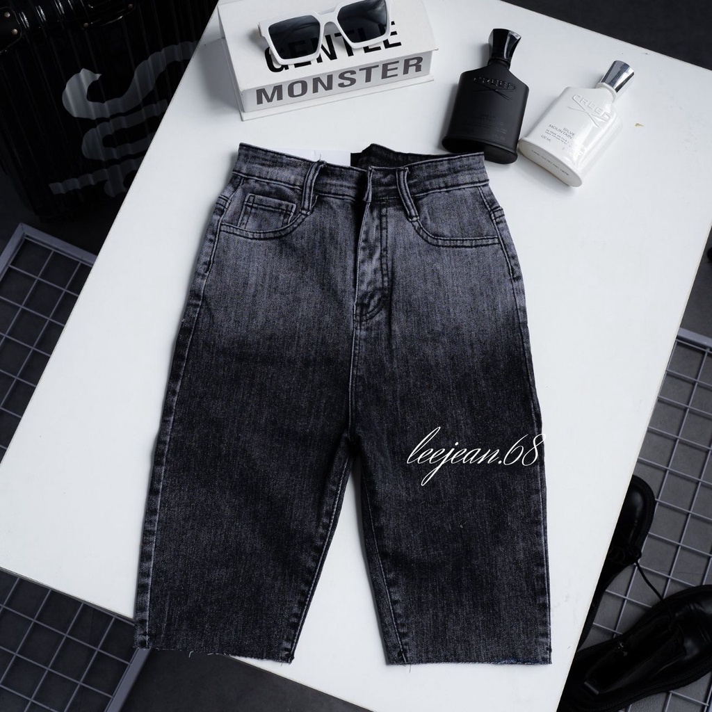 Mua Quần Jean Ngố Nữ Co Giãn Lưng Cao Rách Gối Loang Màu, Quần Jean ...