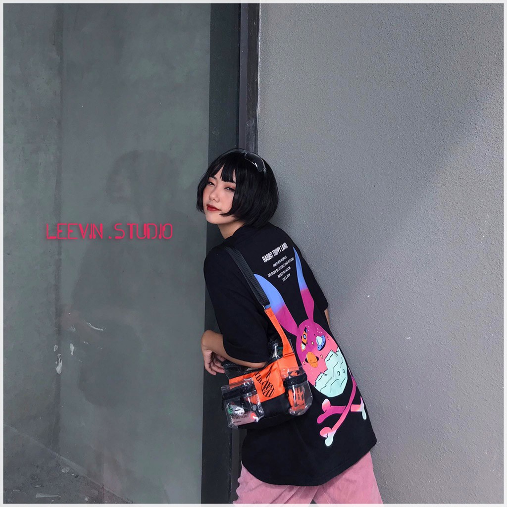 Áo Thun Form Rộng Bad Rabbit TRIPPY LAND Unisex Nam Nữ - Áo phông tay ...