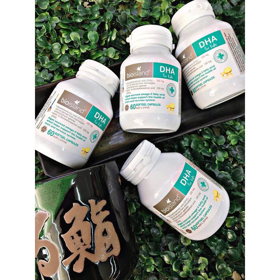 Bổ sung DHA cho trẻ - DHA Bio Island Úc 60 viên | Shopee Việt Nam