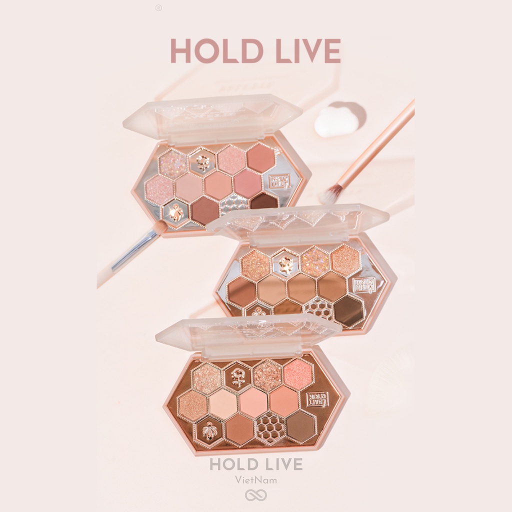 Hold Live 2022 Bảng phấn mắt 9 màu Hold Live HoneyComb tổ ong dòng cao ...