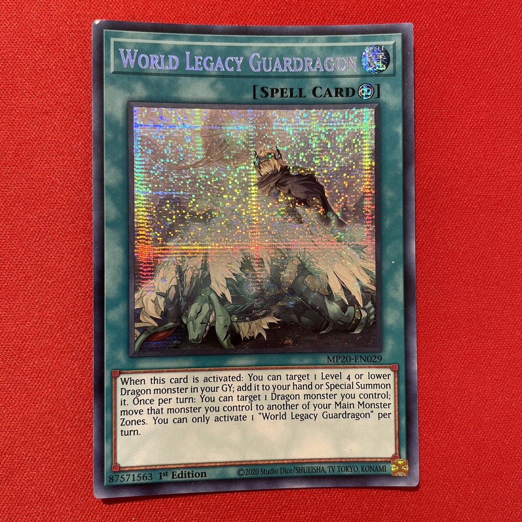 Mua [Thẻ Bài Yugioh Chính Hãng] World Legacy Guardragon giá rẻ nhất ...