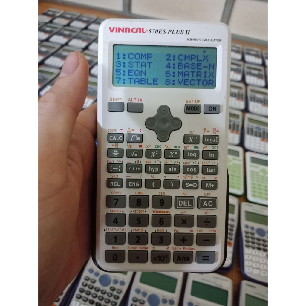 Máy tính bỏ túi VINACAL ES PLUS 2 CŨ ( độ mới 95%) | VINCAL ESPLUS 2 CŨ ...
