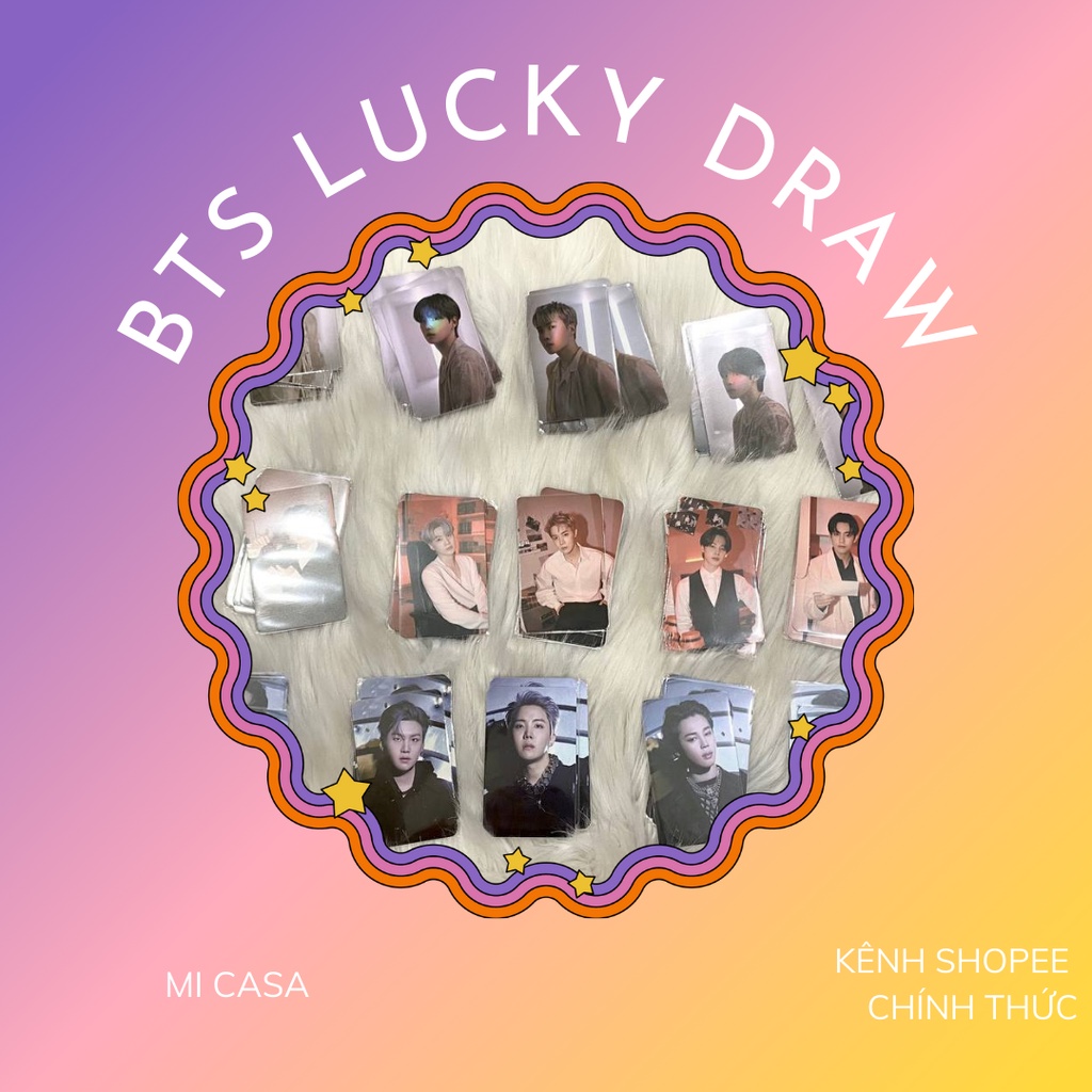 BTS quà tặng lucky draw bts là gì cách thức tham gia