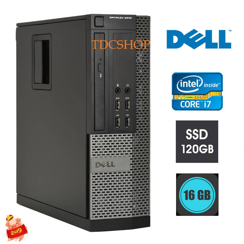 Case máy tính đồng bộ DELL OPTIPLEX 790 intel core i7 , ram 16GB, ổ ...