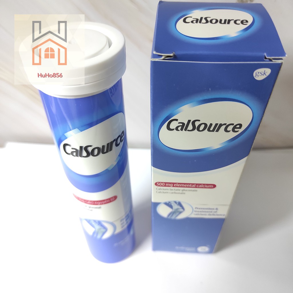 Viên sủi bổ sung canxi CalSource 500mg Tuýp 20 viên mới tại Hà Nội có ...