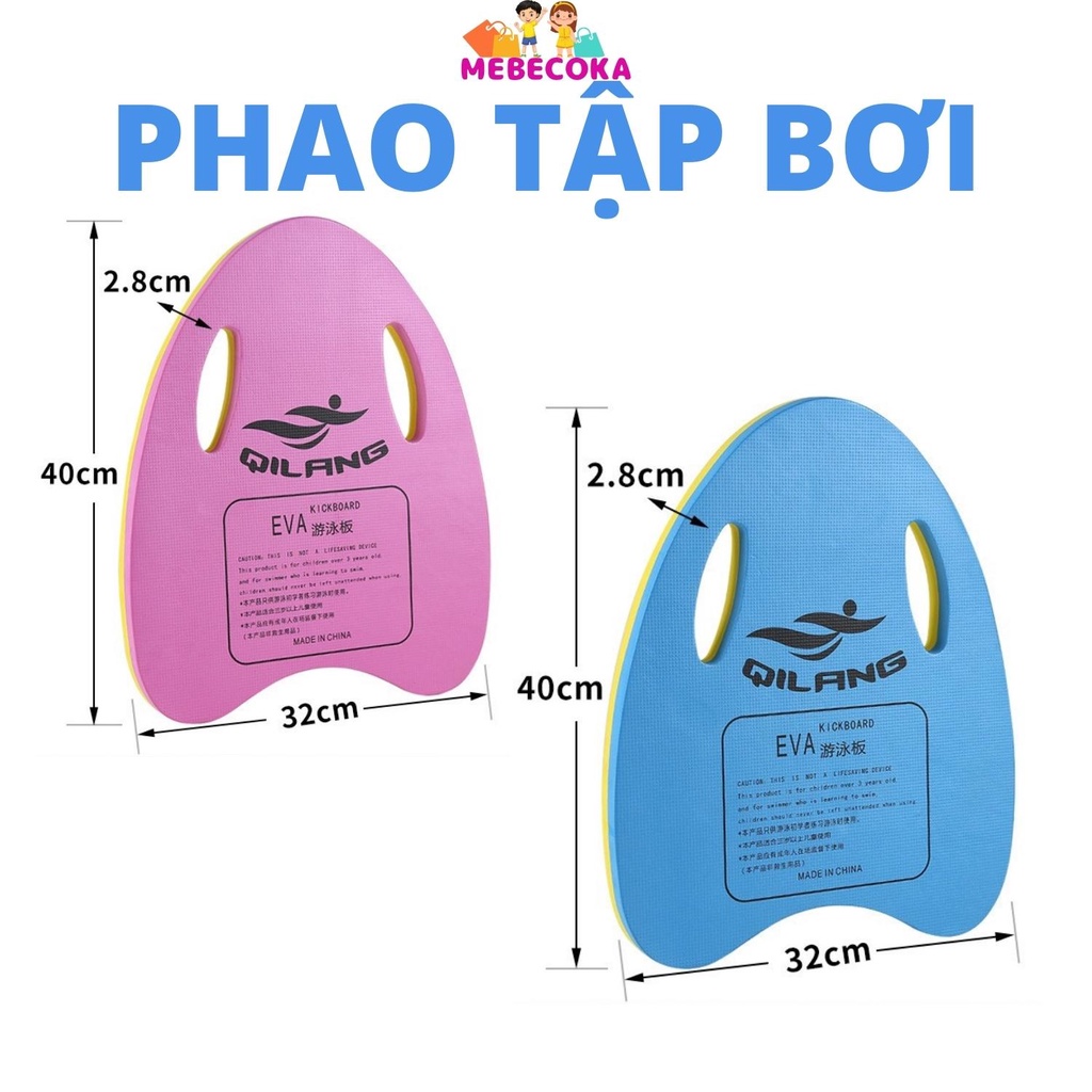 Mua Phao tim tập bơi, phao lưng cho người lớn và trẻ em, mút EVA có độ ...