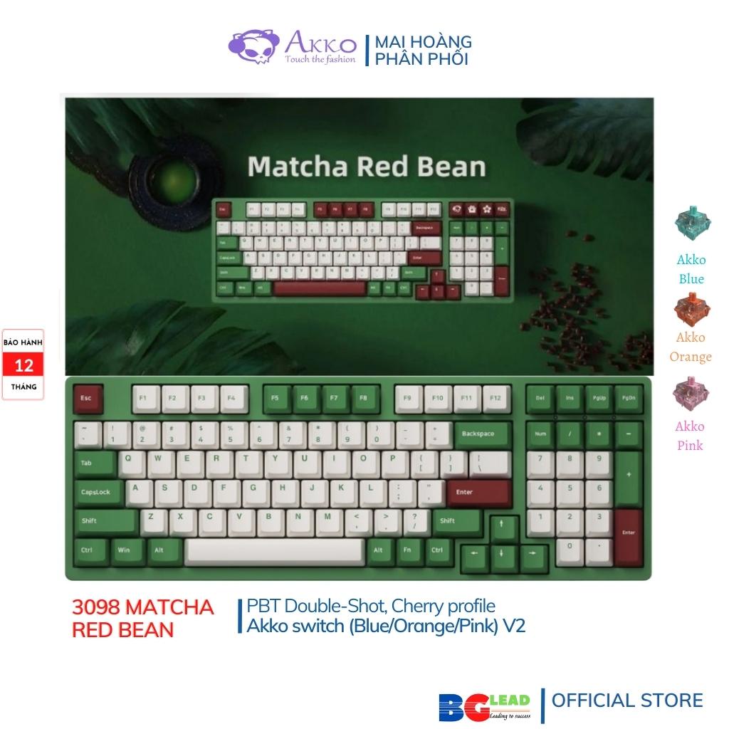 Mua Bàn phím cơ AKKO 3098 DS Matcha Red Bean (Akko switch v2) giá rẻ ...